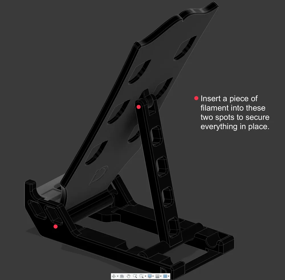 Gibson Phone Stand - Free 3D Print Model - MakerWorld