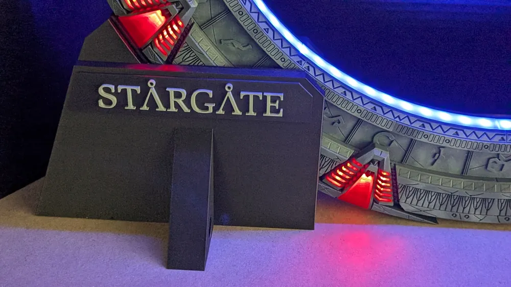 Stargate Display Stand - Free 3D Print Model - MakerWorld