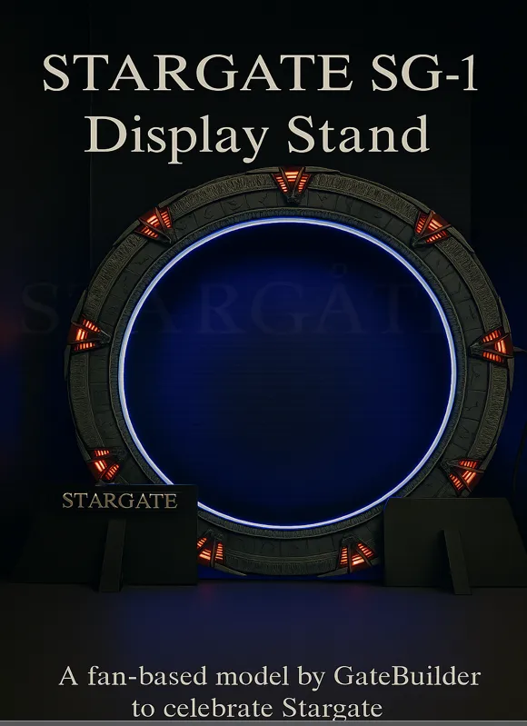 Stargate Display Stand - Free 3D Print Model - MakerWorld