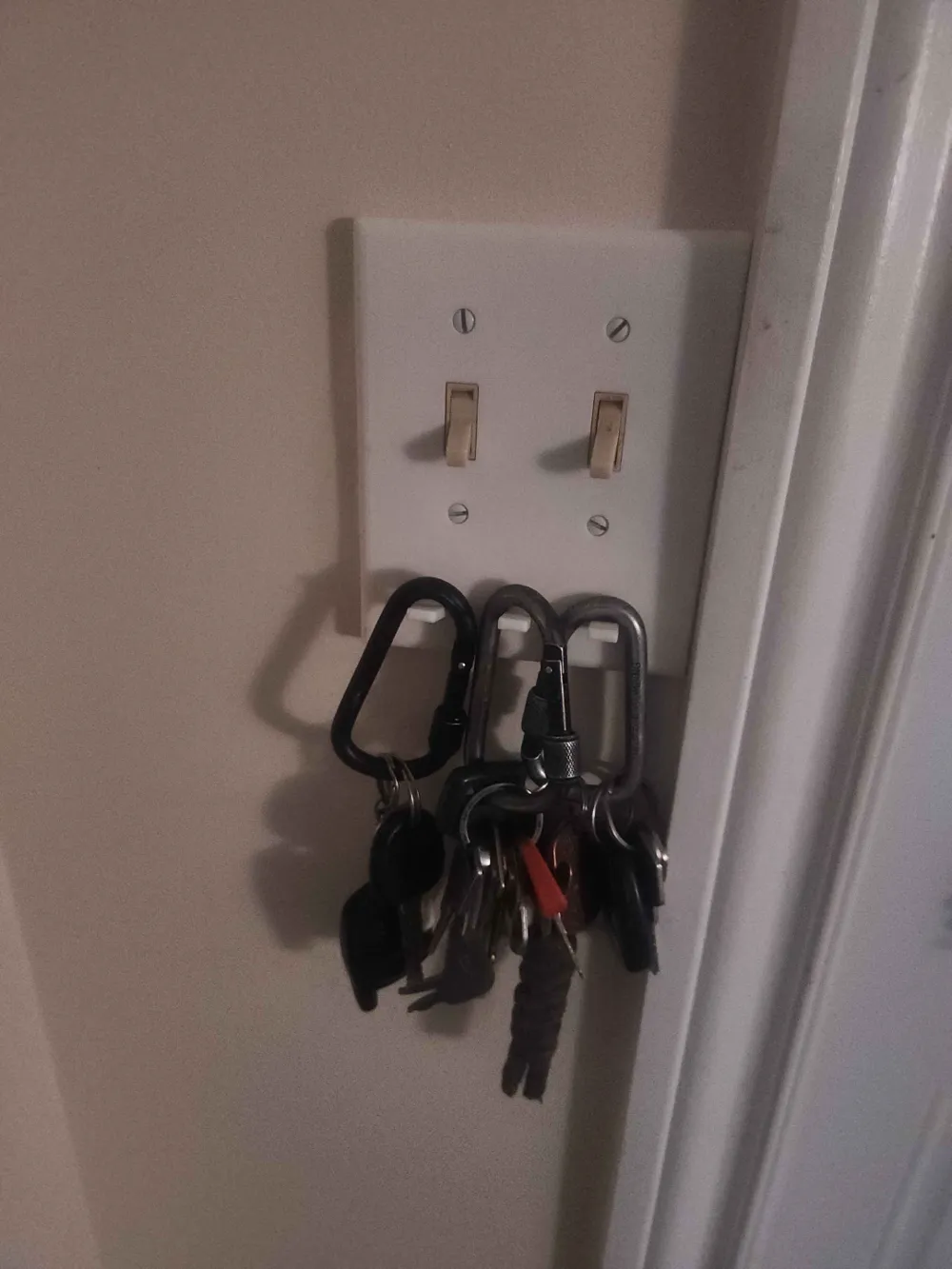 light switch cover plate key holder - Free 3D Print Model - MakerWorld