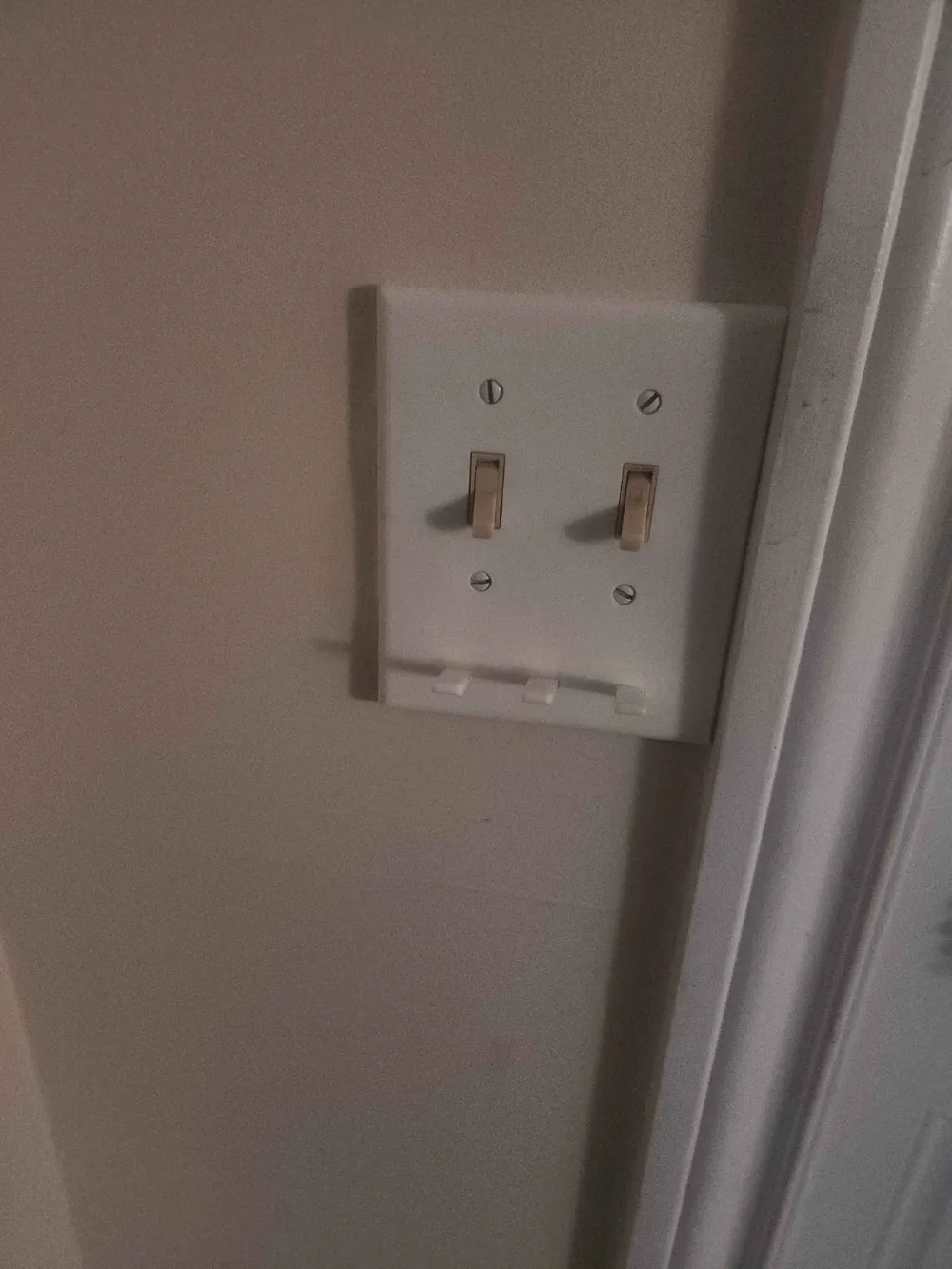 light switch cover plate key holder - Free 3D Print Model - MakerWorld