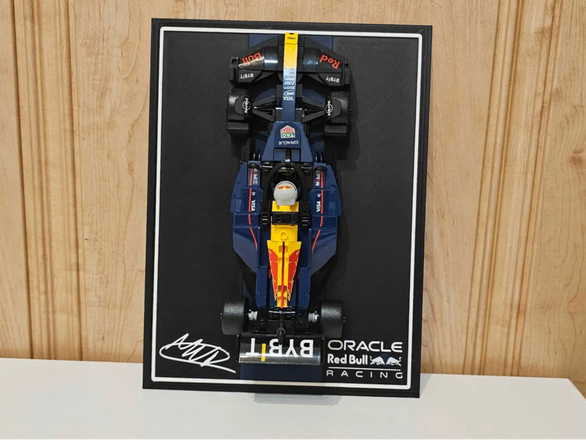 F1 Speed Champions Redbull RB20 MV Wall Display - Free 3D Print Model ...