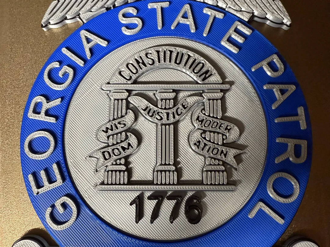 Georgia State Patrol Badge - Free 3D Print Model - MakerWorld