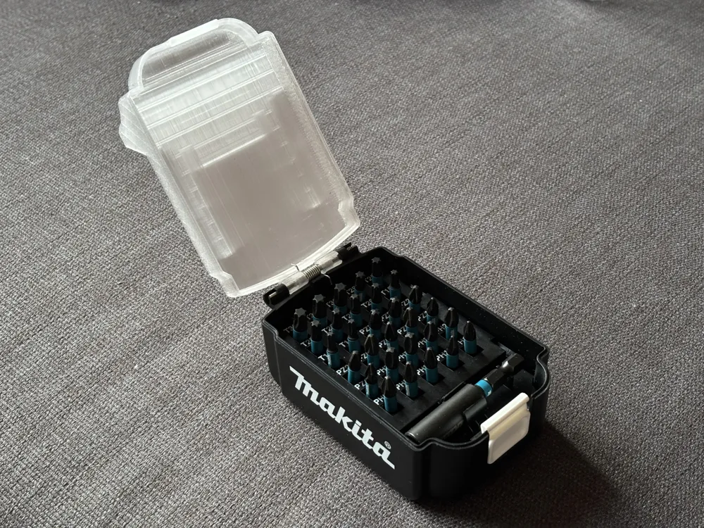 Makita LXT Bit Holder cover - Clips to Tool! - Free 3D Print Model ...