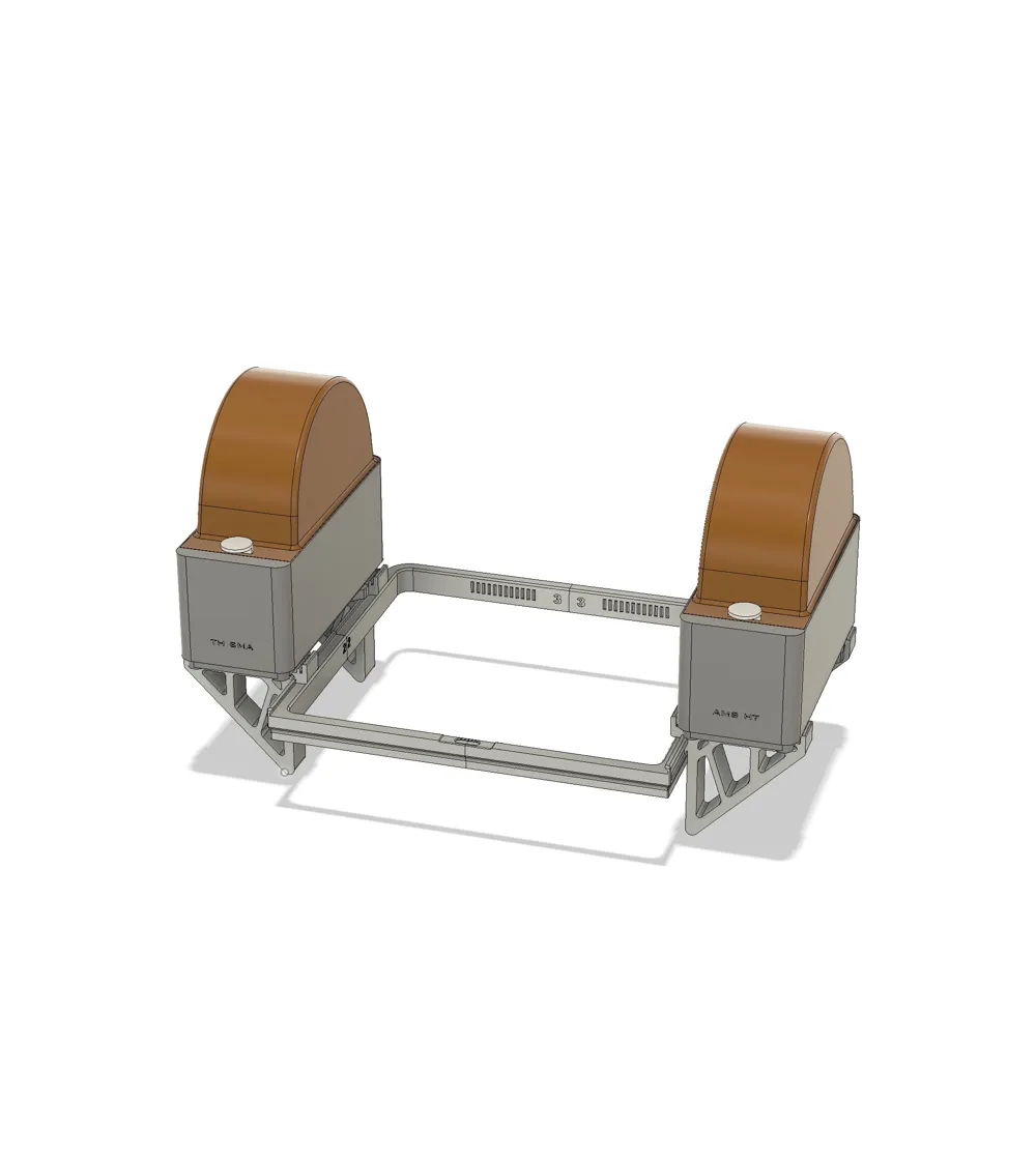 P2S/P1S/X1 AMS HT侧装支架 Side mount bracket - Free 3D Print Model - MakerWorld