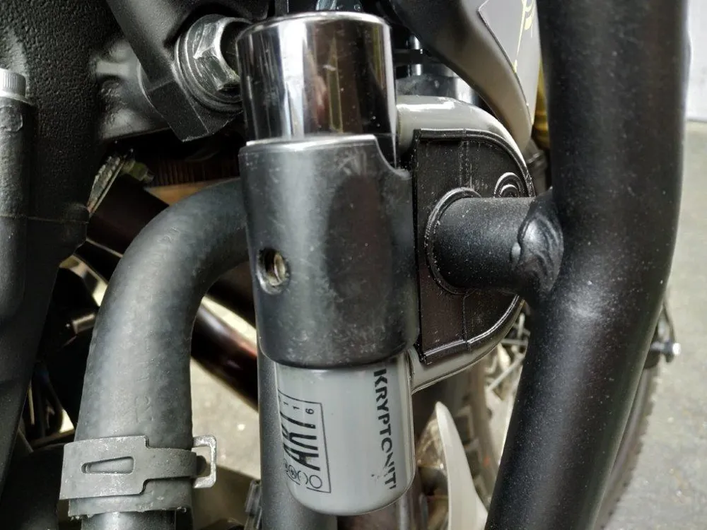 Kryptonite brake disk lock mount by Chris1974 - MakerWorld