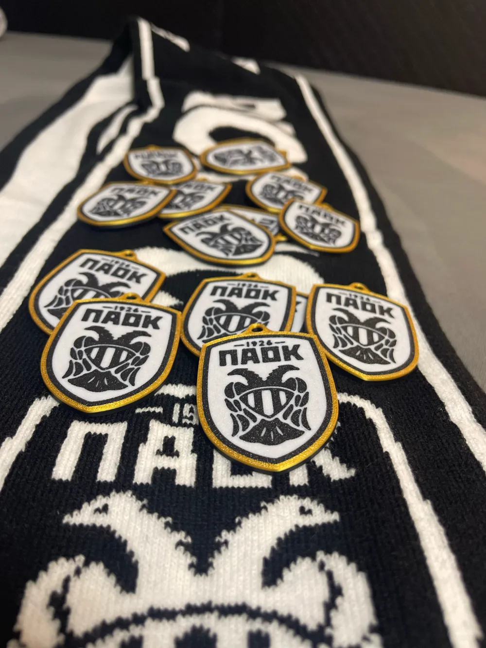 FC PAOK Thessaloniki Keychain Logo by Print4me - MakerWorld