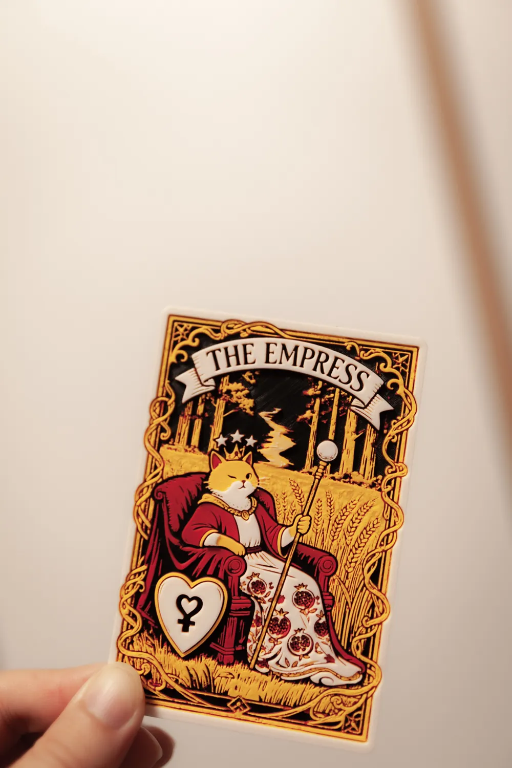 Cat tarot-3-The Empress by googolplex MakerWorld: Download Free 3D Models