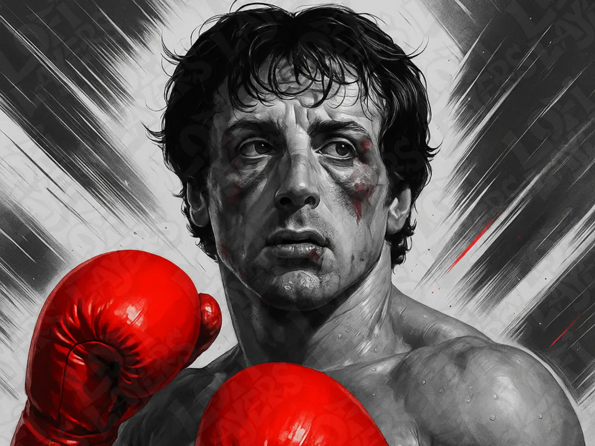 Rocky Balboa Hueforge - Free 3D Print Model - MakerWorld