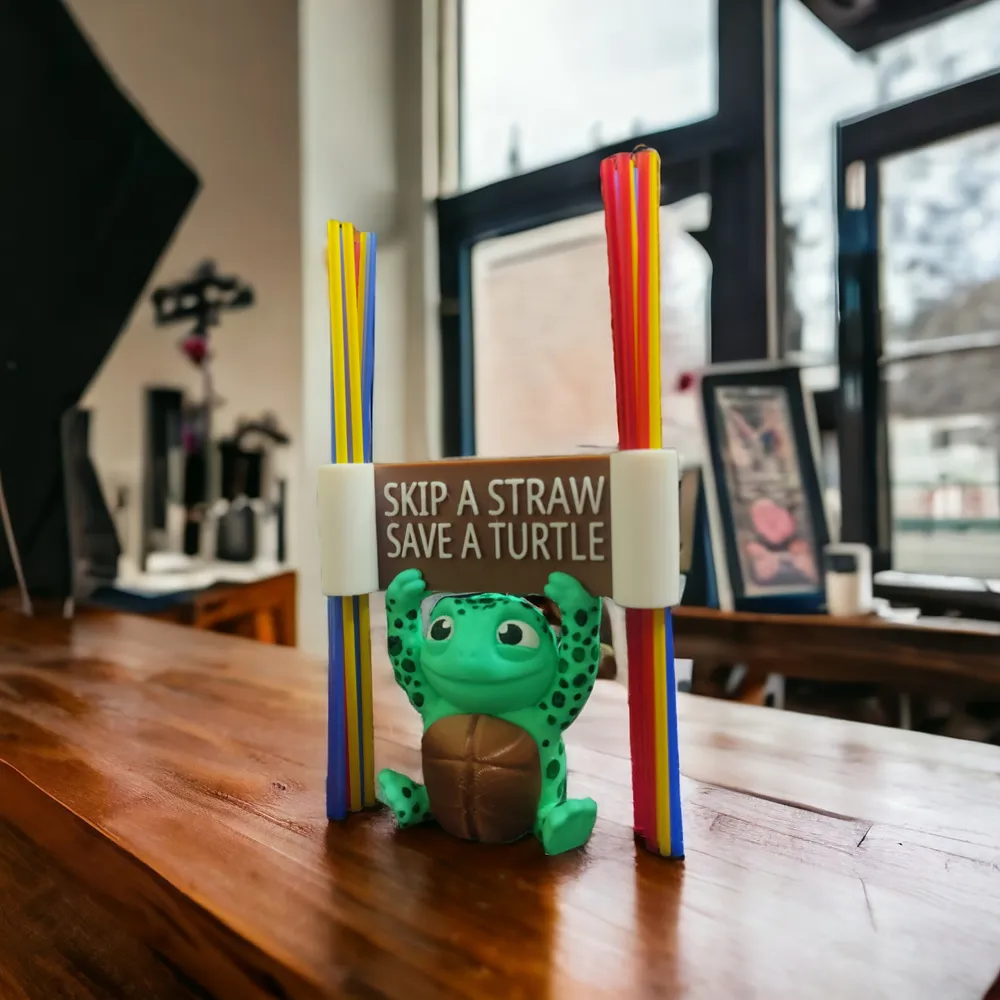 Turtle Holding a Sign by 3DJPDESIGNS - MakerWorld