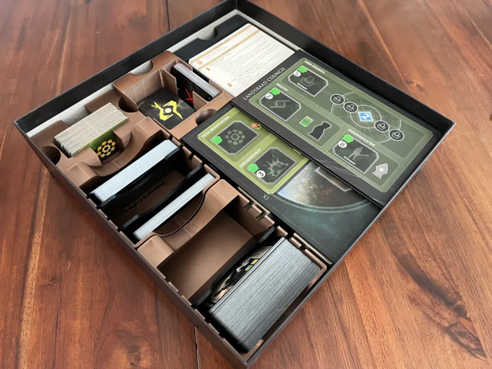 Dune: Imperium Insert w/Expansions, sandworm token Remixed by Jerald ...