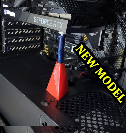 Adjustable graphic card holder support bracket by CsTibikeee - MakerWorld