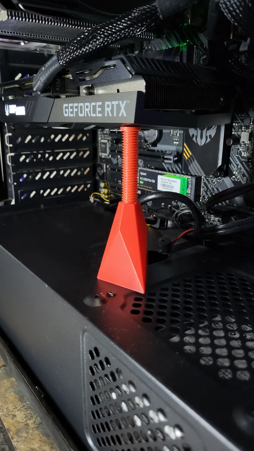 Adjustable graphic card holder support bracket by CsTibikeee - MakerWorld