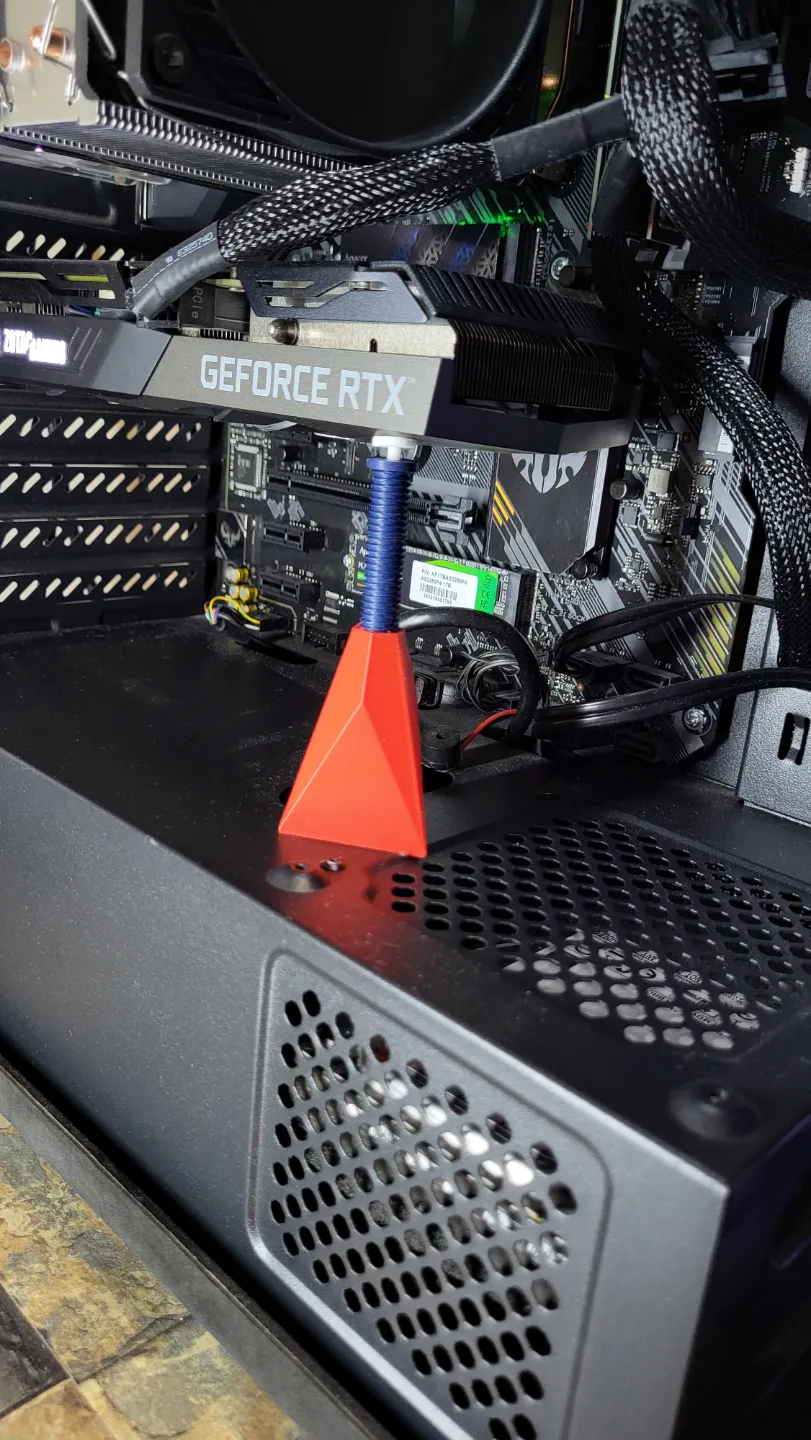 Adjustable graphic card holder support bracket by CsTibikeee - MakerWorld