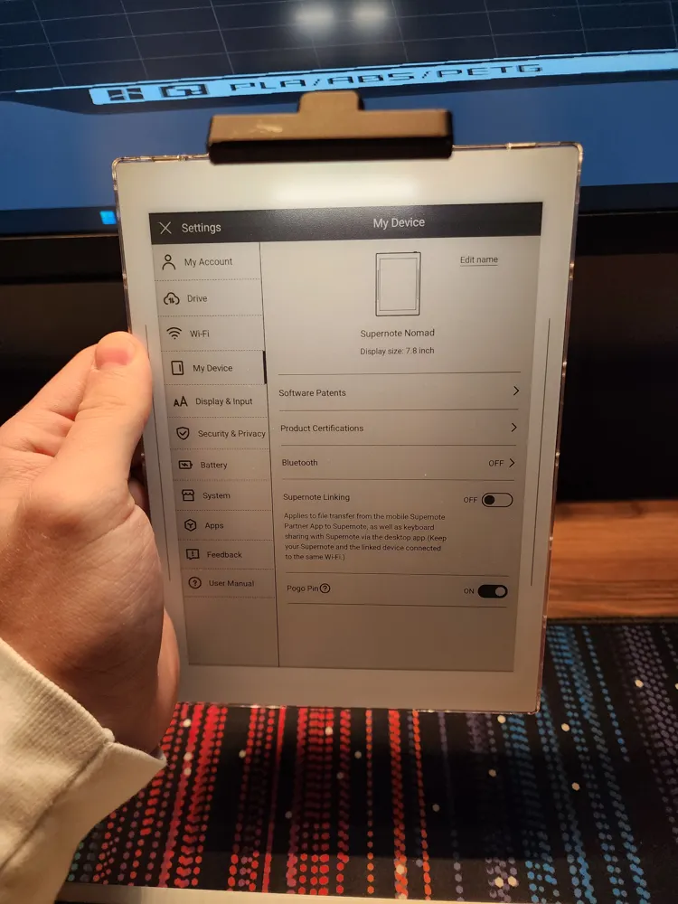 Supernote Nomad 阅读灯 - 免费 3D 打印模型 - MakerWorld