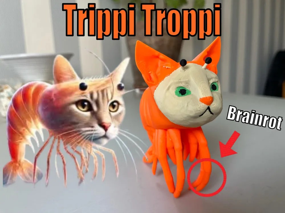 Trippi Troppi- Italian Brainrot by BricksByOskar MakerWorld: Download ...