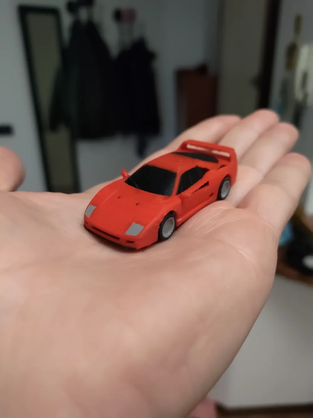 Ferrari F40 Keychain (with working wheels) by 3T_printers - MakerWorld