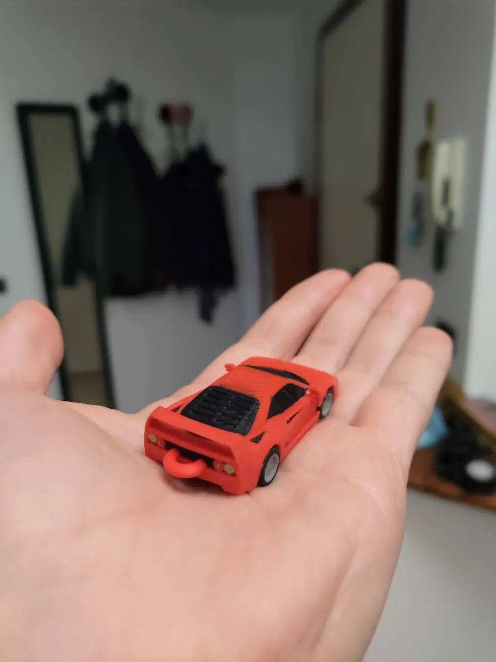 Ferrari F40 Keychain (with working wheels) by 3T_printers - MakerWorld