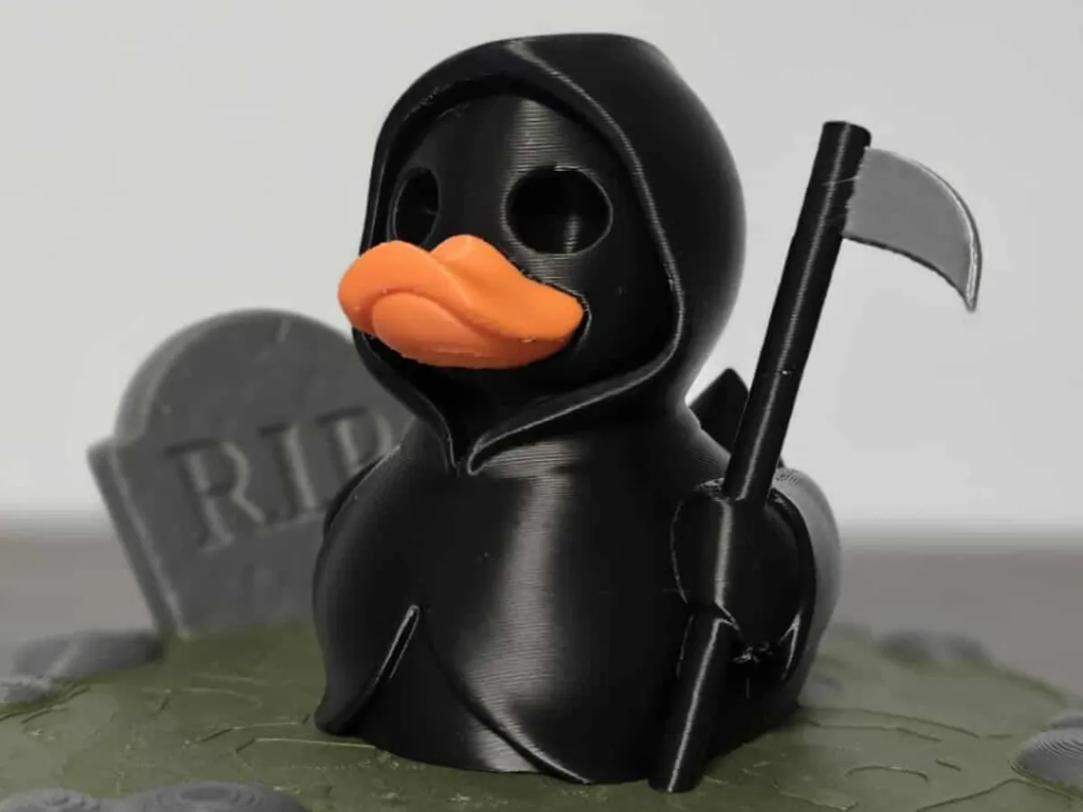 Halloween 2025 * Cute Spooky Grim Reaper Duck by HeiHei MakerWorld ...