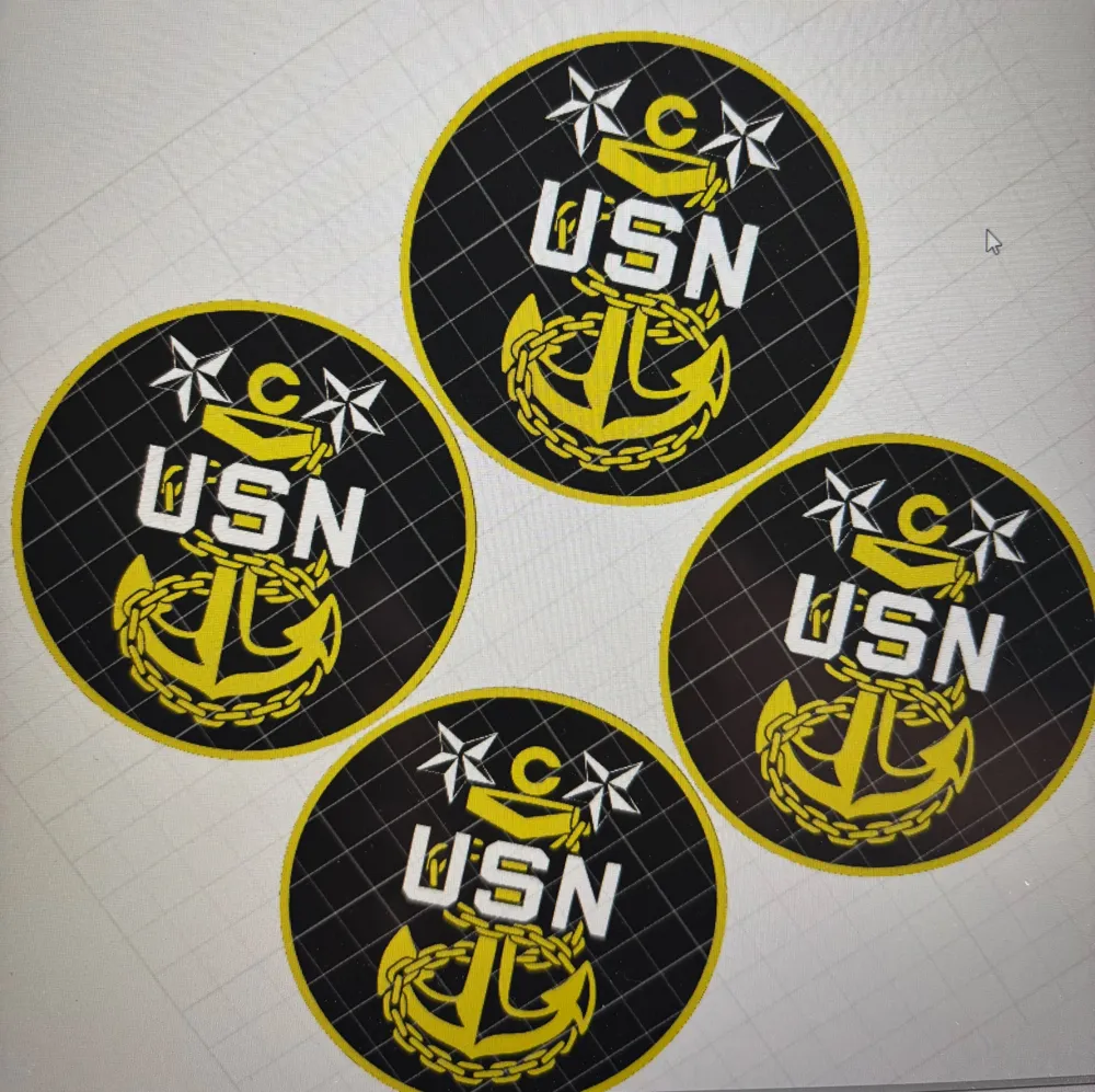 U.S. Navy Master Chief Petty Officer (E9) Coaster by Centurion Custom ...