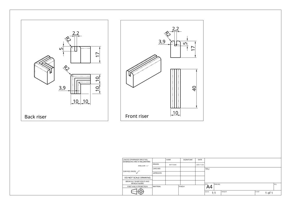 Ikea ELLOVEN riser - Free 3D Print Model - MakerWorld