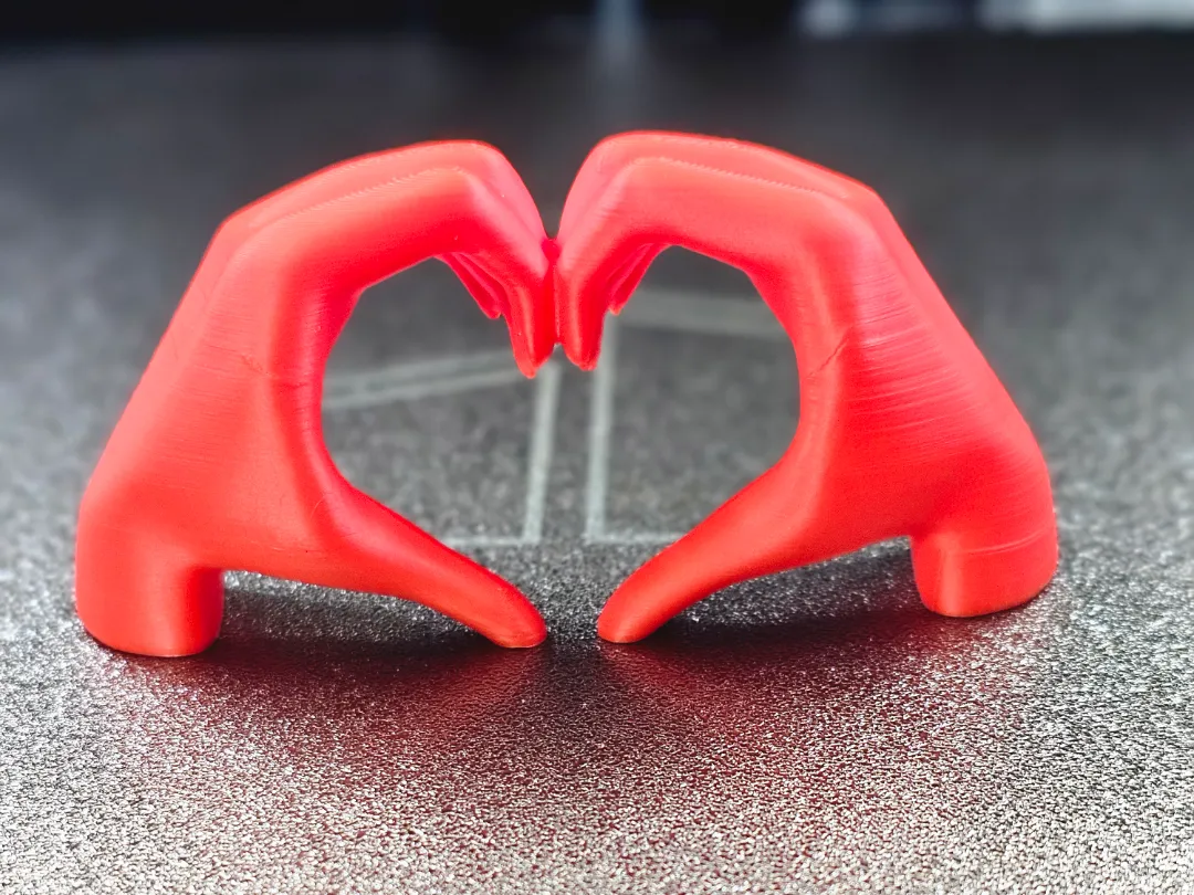 Valentine's Heart Hand - Free 3D Print Model - MakerWorld