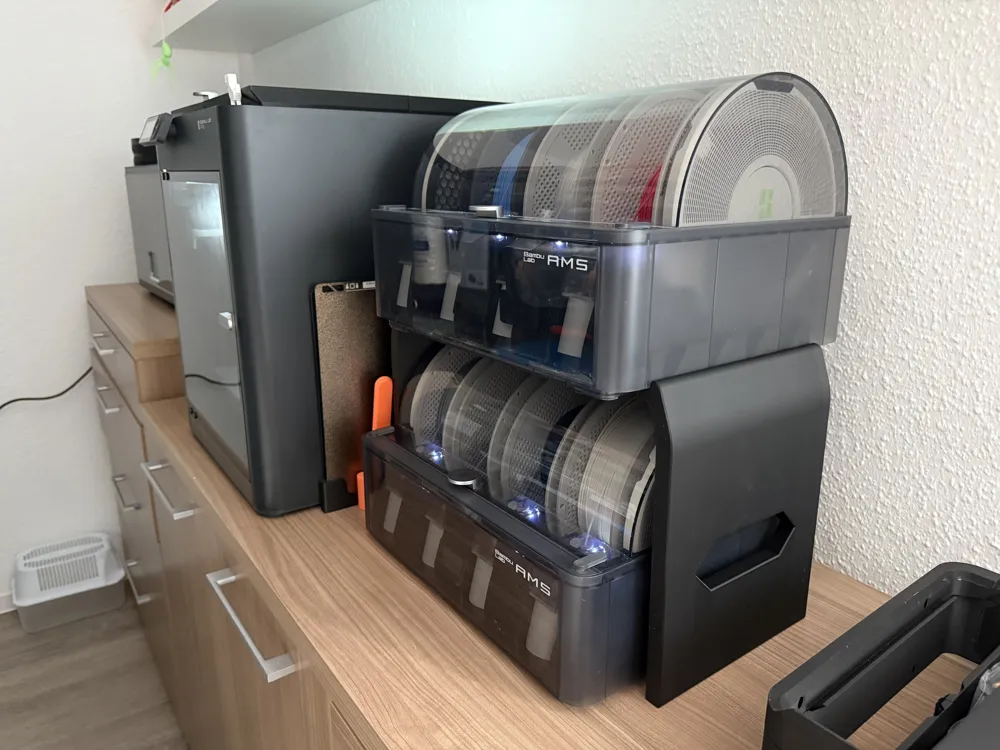 2x AMS + riser Remixed by alex_89 MakerWorld: Download Free 3D Models