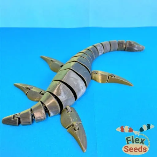 Flexi Plesiosaurus(print-in-placeiosaurus) - Free 3D Print Model ...