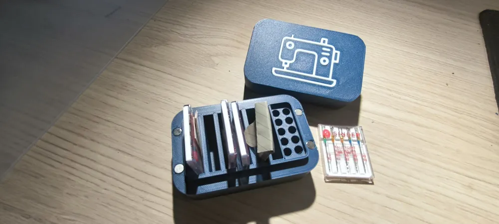 Sewing machine needle box - Free 3D Print Model - MakerWorld