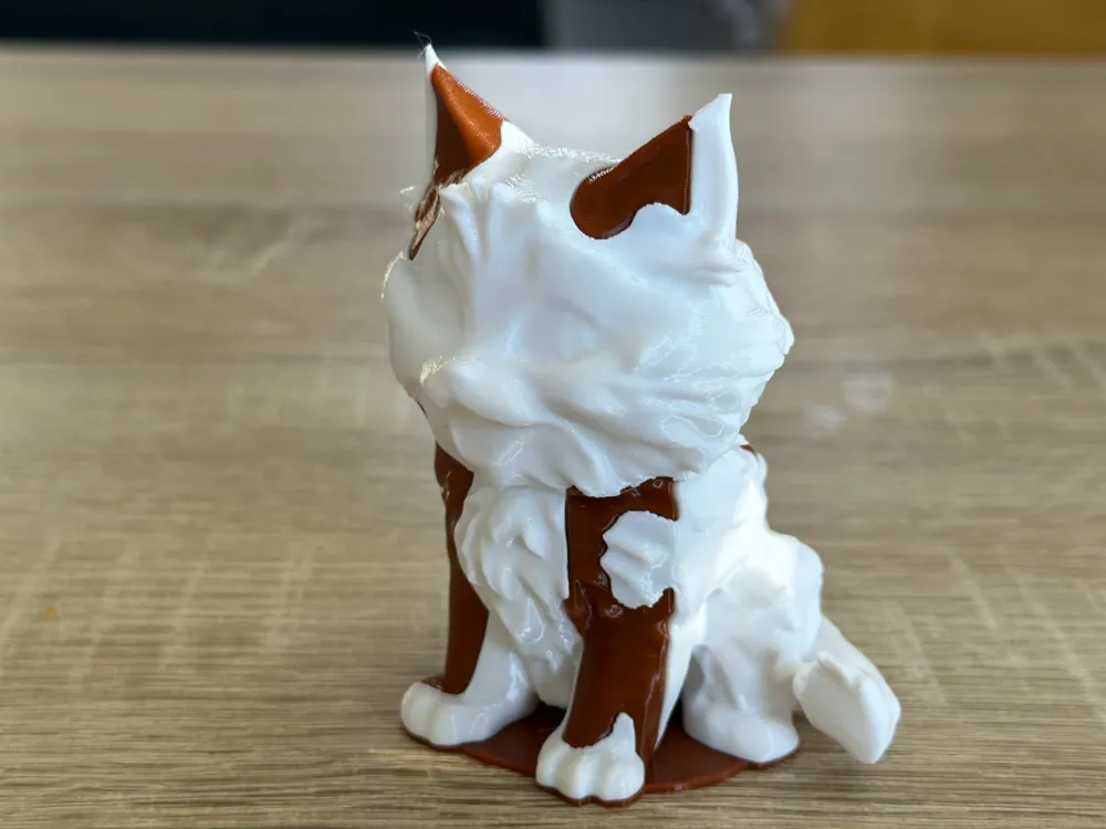 Kitty cat Dual Color (two separate parts) by 3DcrabiMakerWorld ...