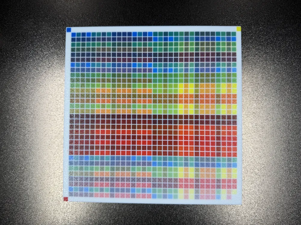 1024-Color Benchmark Model - Free 3D Print Model - MakerWorld