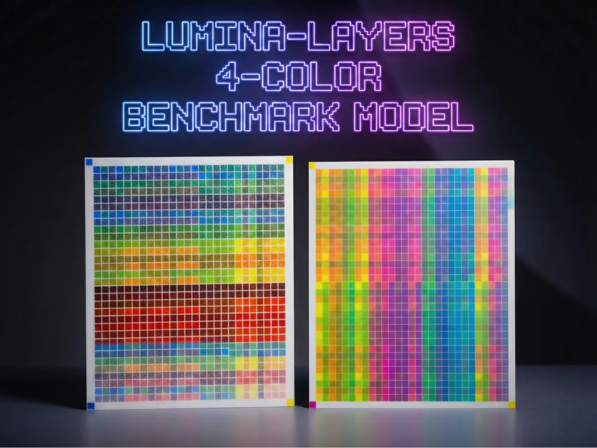 1024-Color Benchmark Model - Free 3D Print Model - MakerWorld