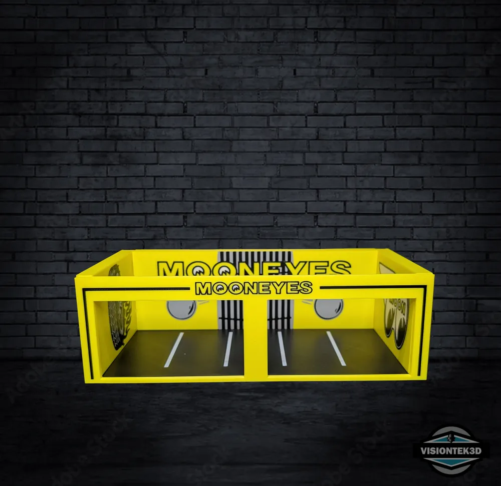 Mooneyes 1:64 Garage Diorama - Free 3D Print Model - MakerWorld