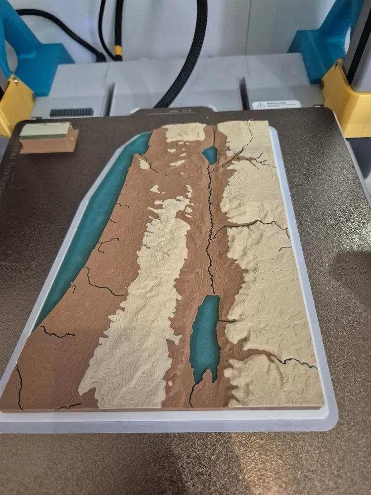 Ancient Israel map (JW study project) - Free 3D Print Model - MakerWorld