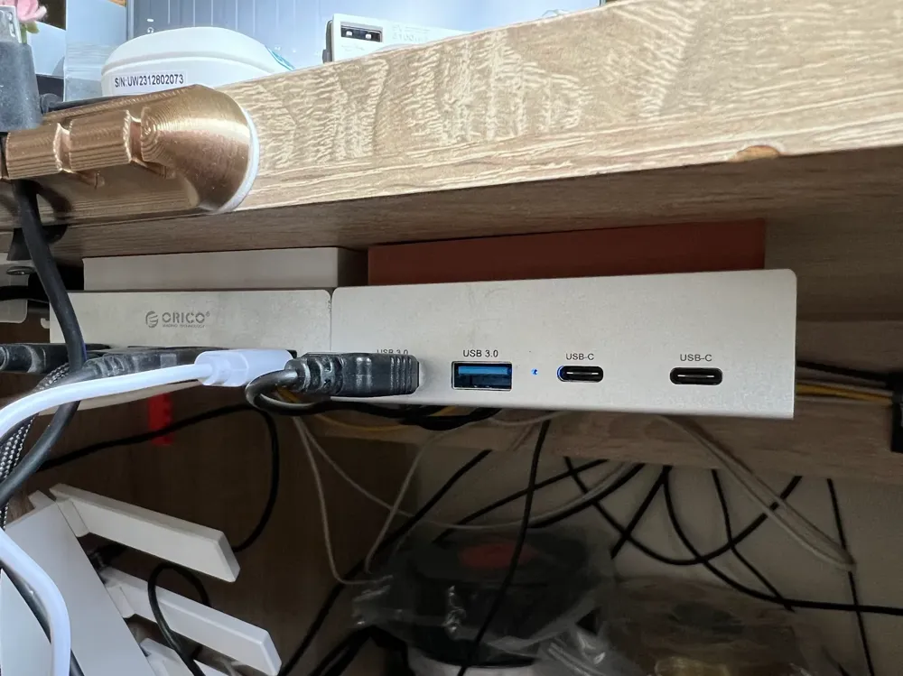 usb hub under desk holder by buronson98 - MakerWorld