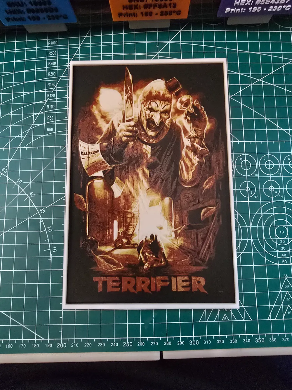 Terrifier Movie Poster - Hueforge Art by Lumpy3D MakerWorld: Download ...