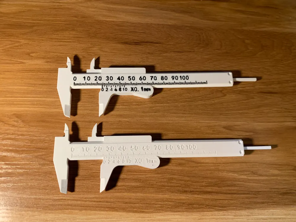 Vernier Caliper (Easy Assembly, High Precision) - Free 3D Print Model ...