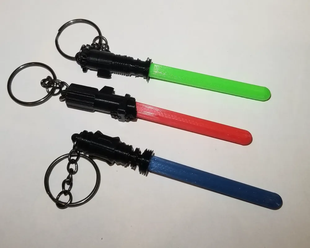 Darth Vader Lightsaber Keychain - Free 3D Print Model - MakerWorld