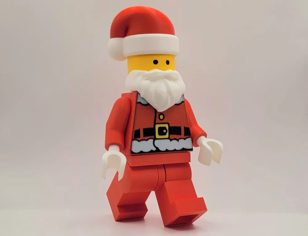 Santa Brick Figure by 3DeeMagic MakerWorld: Download Free 3D Models