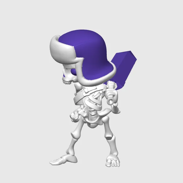 Evo Skeleton Clash Royale - Free 3D Print Model - MakerWorld