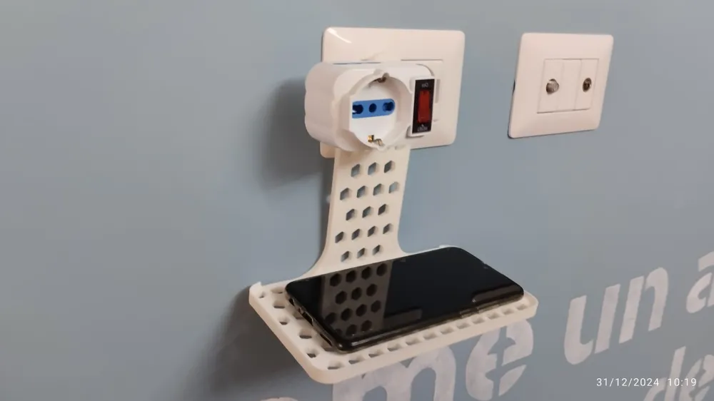 170mm x 90mm cell phone shelf by desegno_architects - MakerWorld