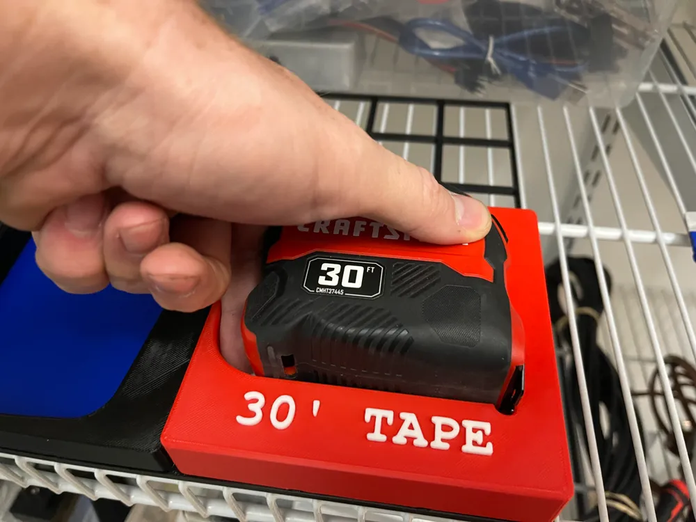 Gridfinity 30 foot Craftsman tape measure bin by Khelandros - MakerWorld