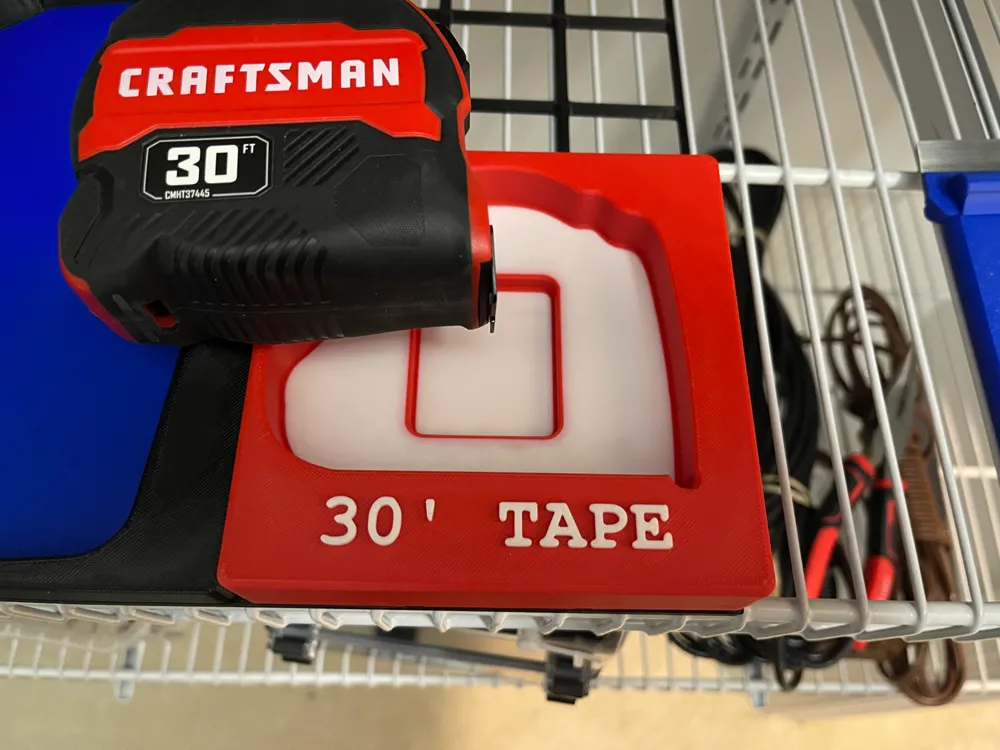 Gridfinity 30 foot Craftsman tape measure bin by Khelandros - MakerWorld