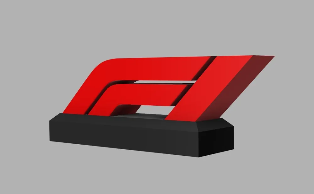 F1 Logo by Emerge in 3D - MakerWorld