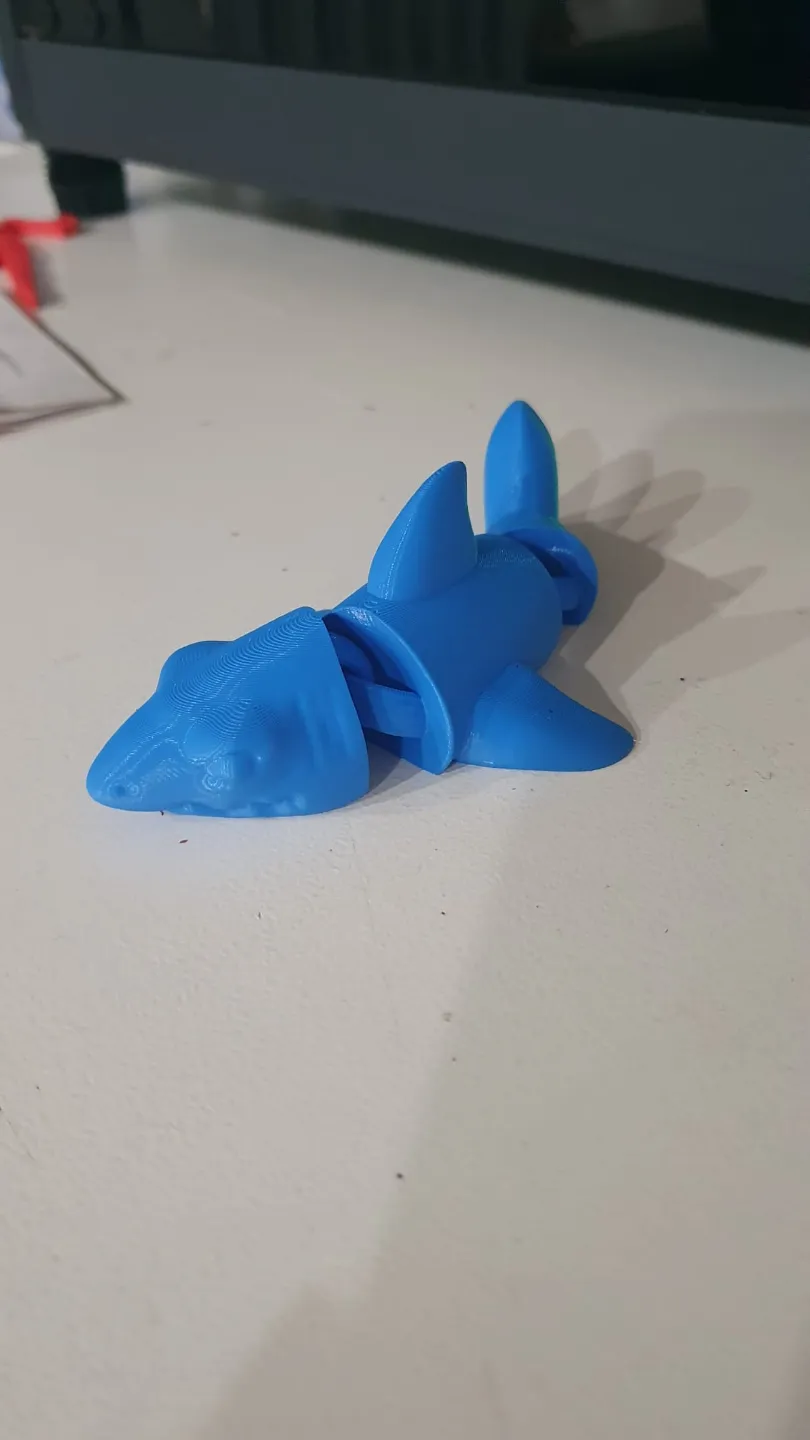 Articulated Flexi Shark 3d Print in Place by kuuji :) - MakerWorld