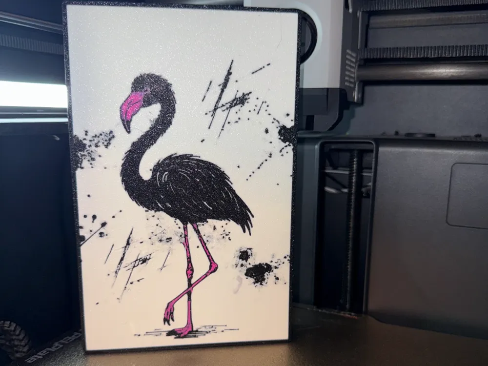 Pink Metal Flamingo by Lazers and Layers MakerWorld: Download Free 3D ...