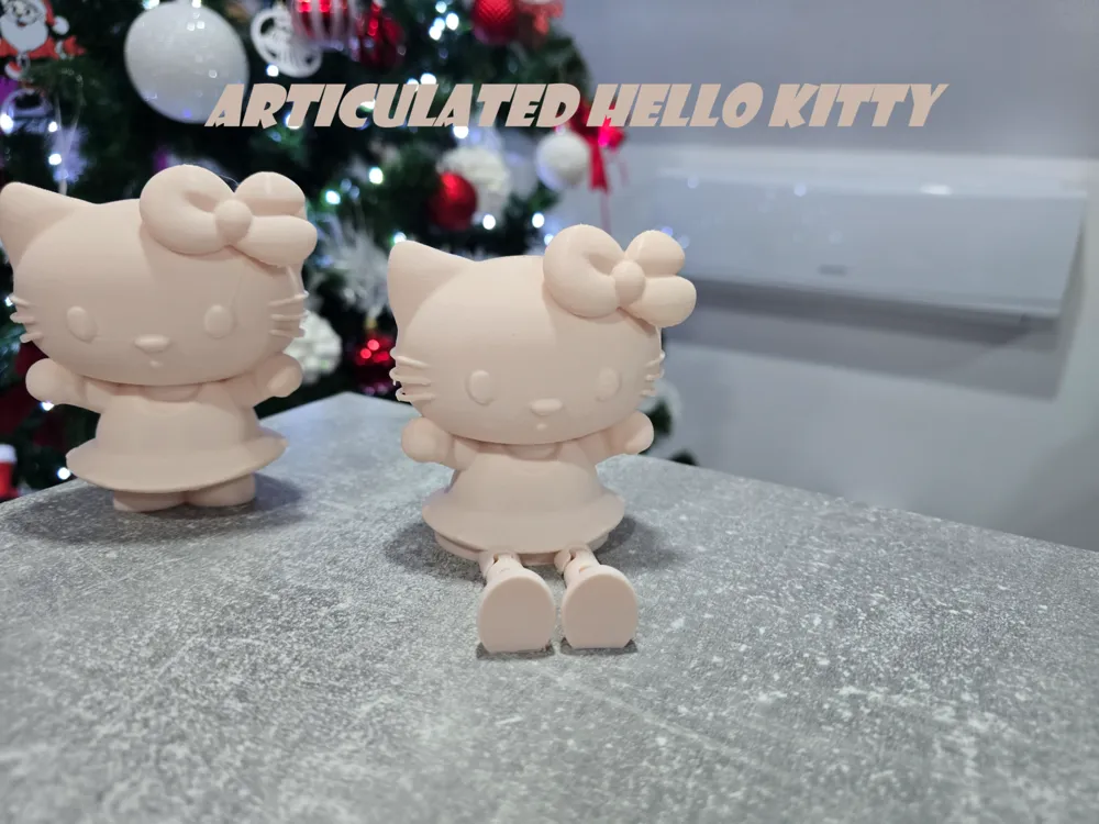 Articulated Hello Kitty by 3Devil MakerWorld: Download Free 3D Models