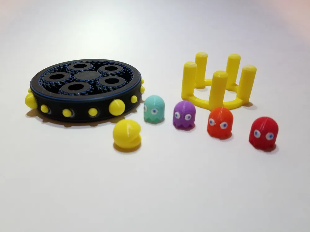 Pacman Gear Fidget Spinner - Free 3D Print Model - MakerWorld