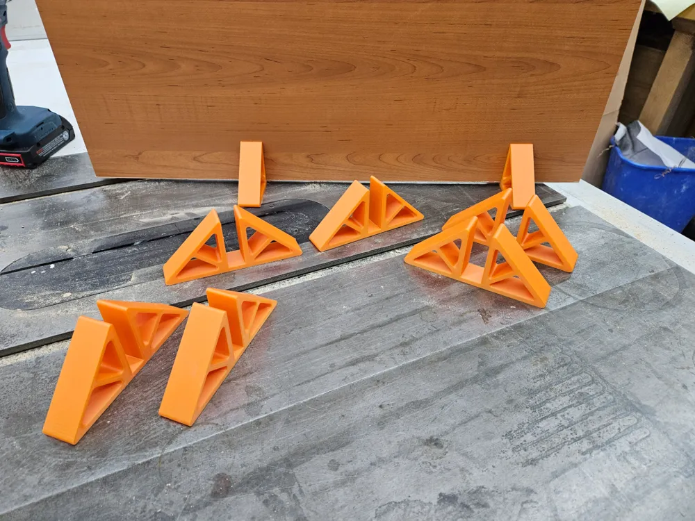 Panel stand support helpers - Imperial 1/4-1 inch by Darren MakerWorld ...