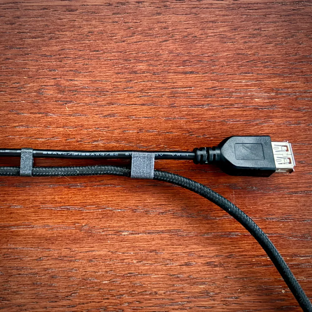 Cable Clip | Cable Management | Customizable by Matthew Ghost - MakerWorld